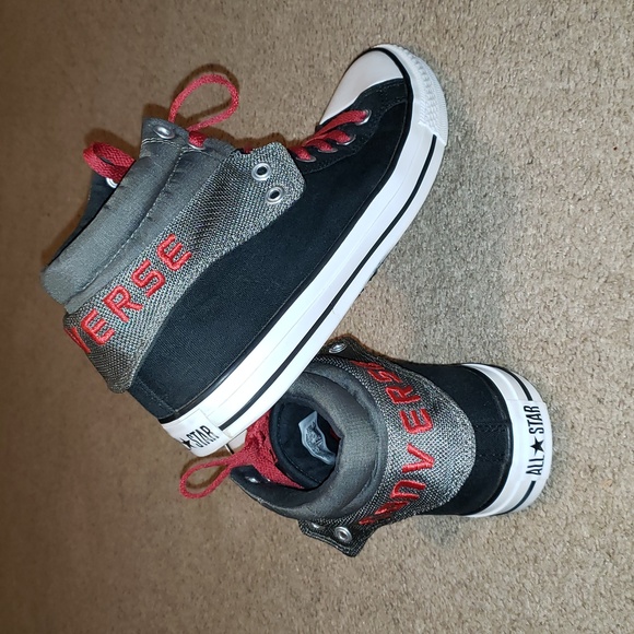 Converse | Shoes | Euc Chuck Taylor Converse Mid Folded Padded Collar ...